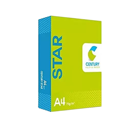 Century Star 75 Gsm A4 Size Multipurpose Copier Paper 500 Sheets, White ...
