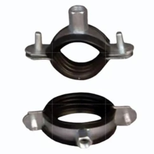 Rubber Lined Clamp - Stainless Steel, Customized Size, Silver ...