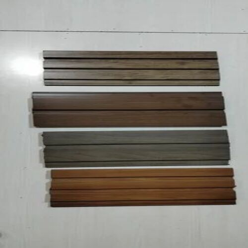 Louver Panel - Wood, 8 x 4 Feet, Thickness: 12 mm, Color: Brown ...