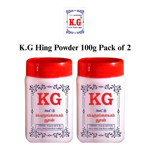 K.g Asafoetida 100g Perungayam Powder Pack Of 2 - Flavor: Pungent at ...