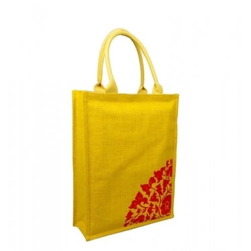 Yellow Plain Jute Bag - Feature: Durable at Best Price in Ahmedabad ...