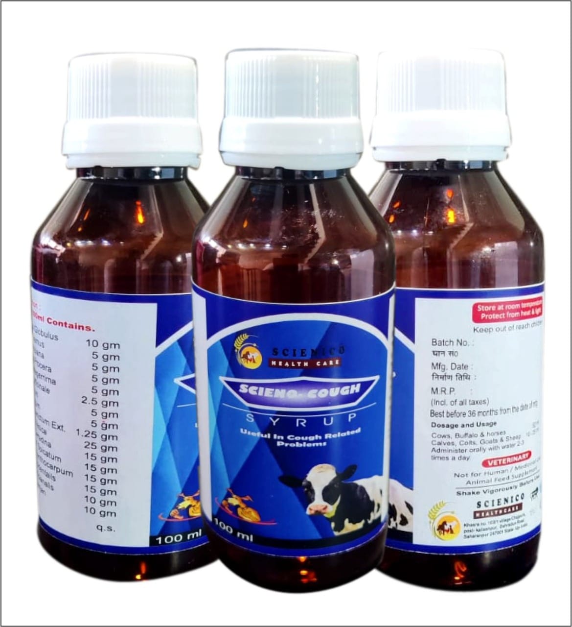 Scieno Animal Cough Syrup at 40.00 INR at Best Price in Saharanpur ...