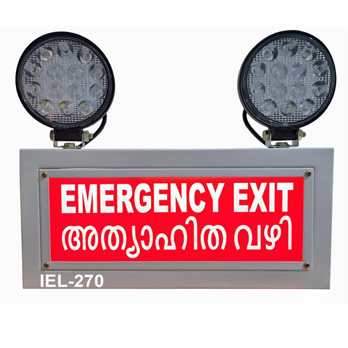 Emergency Light With Exit Signage at Best Price in Tirupur | Best Tech ...