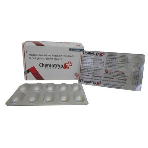 Chymotryp Plus Tablets, 10X10 Pack General Medicines at Best Price in ...