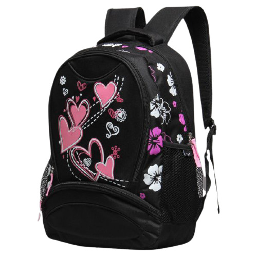 Black Recyclable And Biodegradable Printed School Anda Collegea Bag at ...