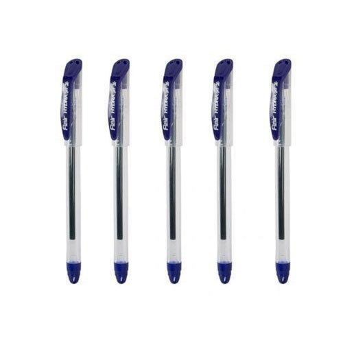 Smooth And Smudge Free Comfortable Writing Plastic Body Blue Gel Pens ...