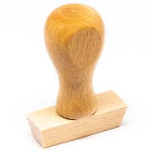 Rubber Rectangular Shape 100G Black Wood Hand Stamp at Best Price in ...