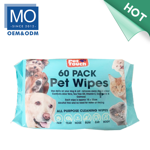 Extra Thick And Non-Rinse All Purpose Cleaning Tissues For Pet Dogs at ...