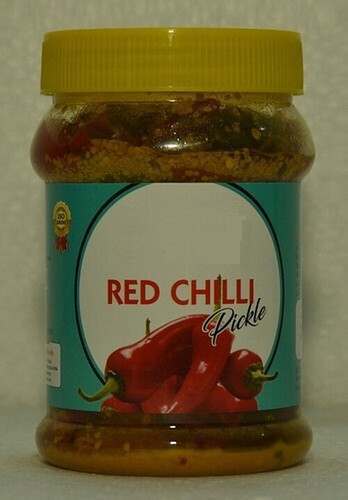 Fresh Spicy Chilli Pickle With 1 Year Shelf Life Shelf Life: 12 Months ...