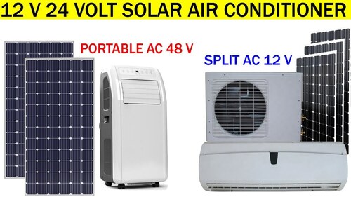 W 12 24 And 48 Volts Portable Split Solar Air Conditioner (ac) at Best ...
