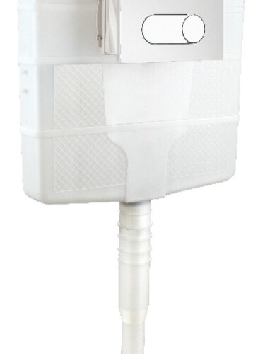 Anti Leakage Plain White Color Plastic Concealed Cistern at Best Price ...