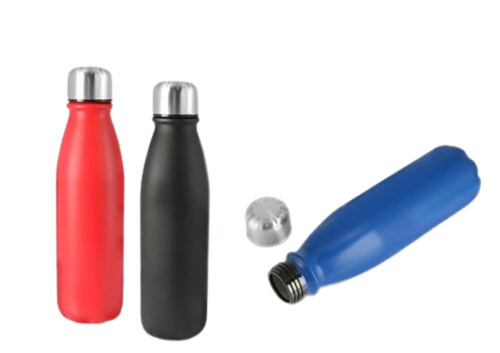 Cola Metal Water Bottle With Steel Cap - 600Ml Approx at Best Price in ...