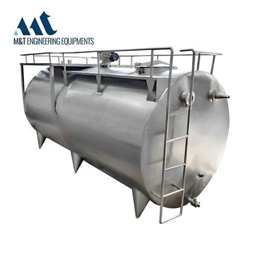 Horizontal Milk Storage Tank Capacity: 1000-5000 Liter/day at Best ...