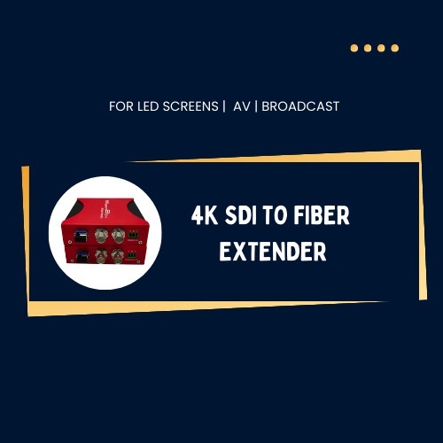 4K Sdi To Fiber Extender For Led Screen Av Podcast at Best Price in ...