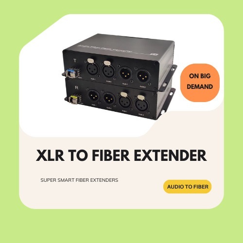 Xlr Audio To Fiber Extender at Best Price in East Delhi | Av Master ...