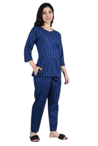 Light Weight Blue Night Suit at Best Price in Jaipur | Ayush Textiles