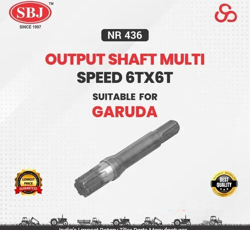 Output Shaft Multi Speed 6tx6t For Garuda - Color: Silver at Best Price ...