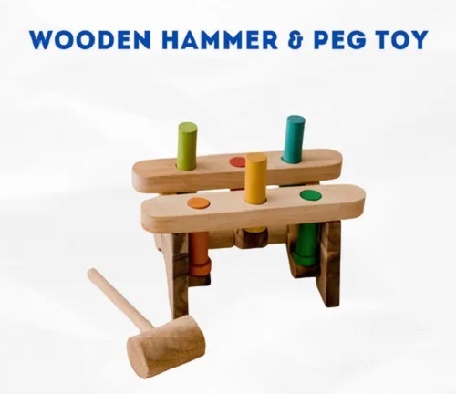 Wooden Hammer And Peg Toy - Age Group: 1-3 at Best Price in Chennai ...