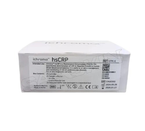 Boditech Ichroma Hscrp Test Kit - 3-minute Crp Measurement Wireless ...