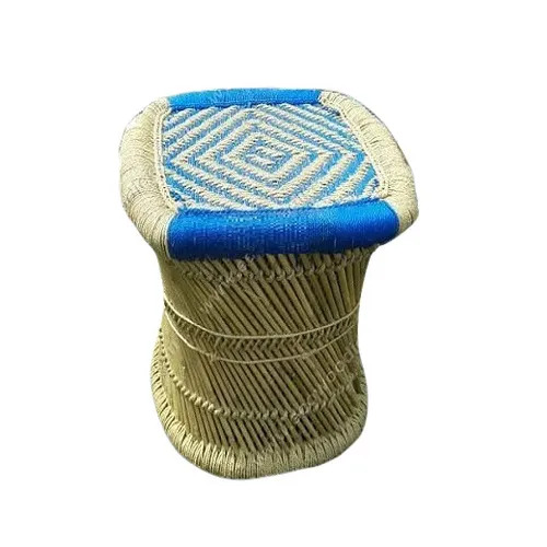 Bamboo Cane Wave Ottoman Stool at 570.00 INR in Ghaziabad | Ecowoodies