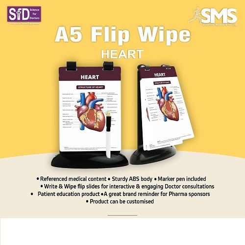 A5 Flip Wipe Heart at Best Price in Mumbai | Sms Scientific Products ...