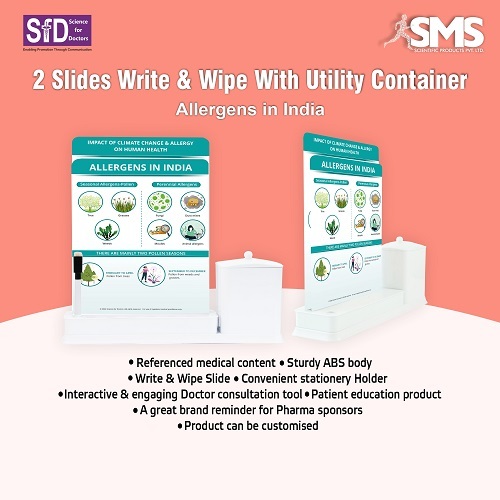 2 Slide Write Wipe With Utility Container - Allergens In India at Best ...