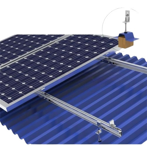 Solar Panel Mounting Structure - Material: Aluminum Alloy at Best Price ...