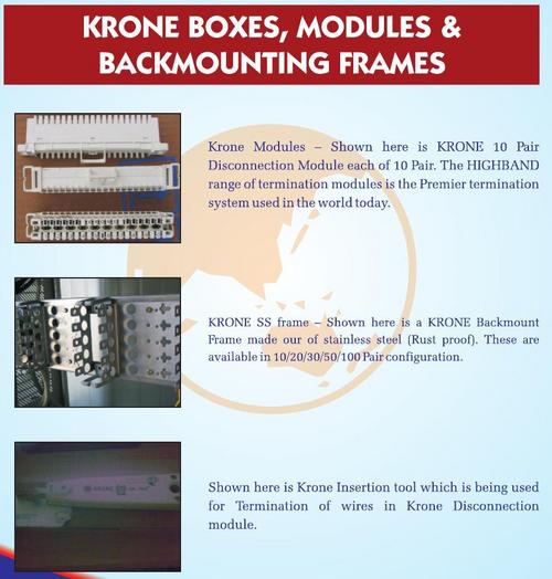 Krone Module, Krone Module Manufacturers & Suppliers, Dealers