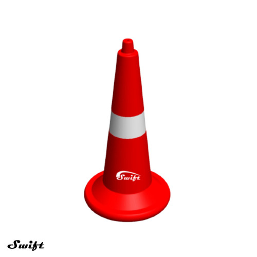 Portable Triangular Shape Reflective Plastic Pvc Traffic Cone at Best ...