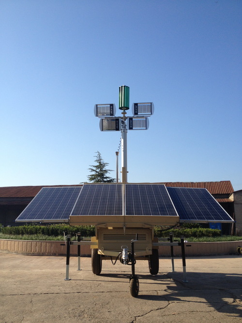 Wind/solar-powered Mobile Light Tower at Best Price in Quzhou ...