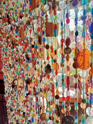 Colorful Glass Crystal Bead Curtain Room Divider For Interior Design at ...