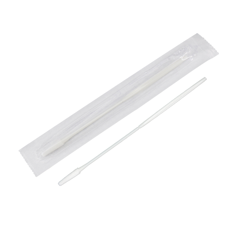 High Collection Efficiency Sterile Nylon Flocked Cervical Swab - Shelf ...