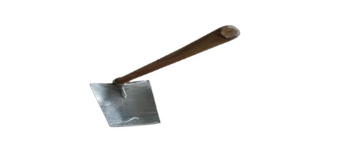 Mild Steel And Wooden Handle Rectangular 3 Mm Thick Garden Spade at ...