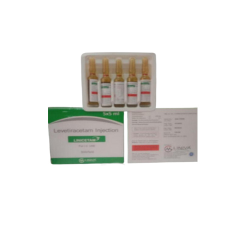 Linicetam 500/5 Ml Injection (Levetiracetam Ip) at Best Price in ...