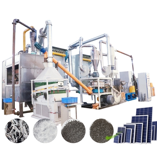 Grey High Efficiency Solar Panel Recycling Line Machine at Best Price ...