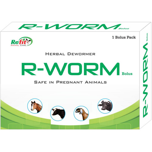Tablet Herbal Dewormer Bolus For Animals (r-worm) at Best Price in ...