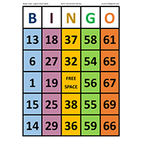 Bingo Cards Manufacturers, Suppliers, Dealers & Prices