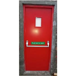 Fire Door Metal Doors, Features: 2 Hour Fire Rating at Best Price in ...